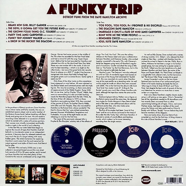 Funky Trip:Detroit Funk from Dave Hamilton Archive by Funky Trip ...