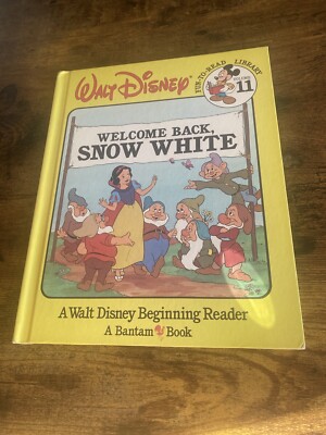 Vintage 1986 Walt Disney Welcome Back, Snow White Volume 11 Hardcover ...