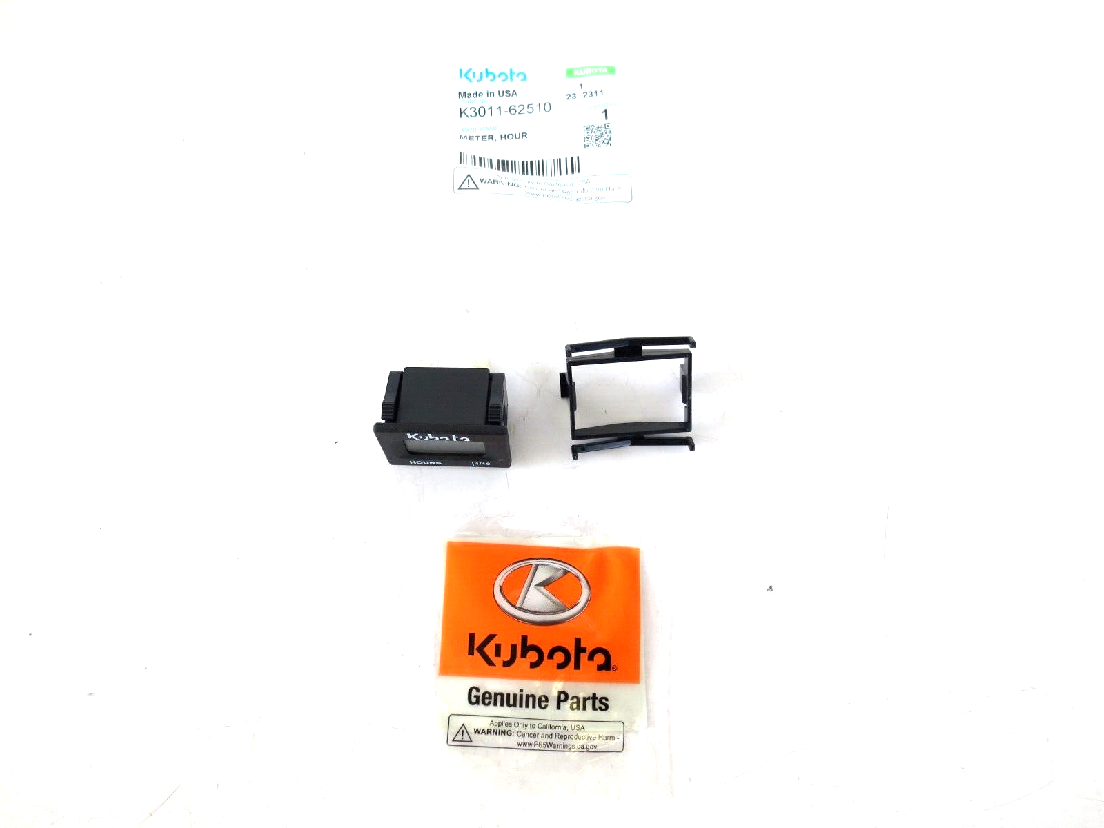 NEW 2004-11 KUBOTA RTV 900 OEM Hour Meter K3011-62510 | eBay