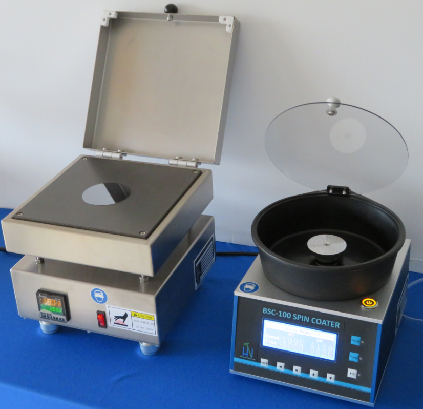 BSC-100 Spin Coater - Inclu. a Vacuum pump, 3 vacuum chucks & 2 Years ...
