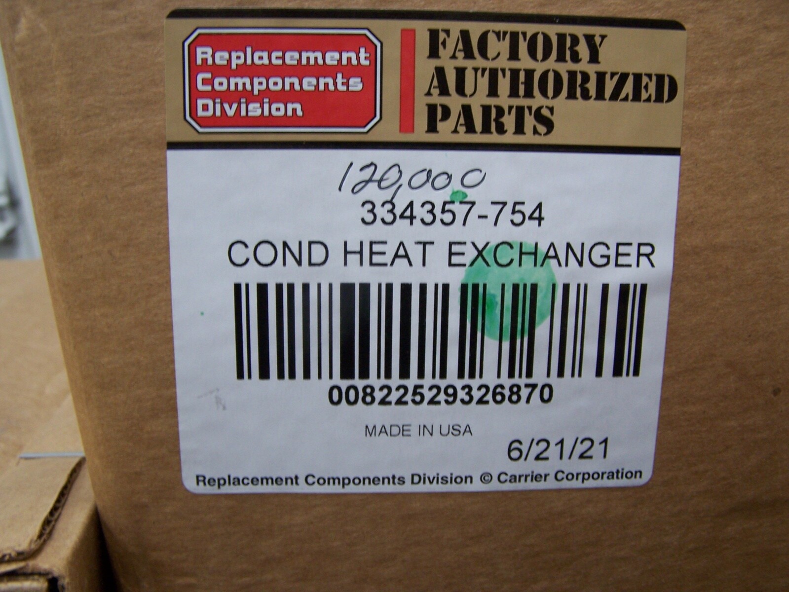 New Carrier Bryant 120,000 BTU Complete Heat Exchanger Kit 334357-754 ...