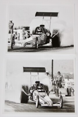 Vintage 1970's LUCILLE LEE Top Fuel NHRA 8x10 Press Photo Lot Of 2 | eBay