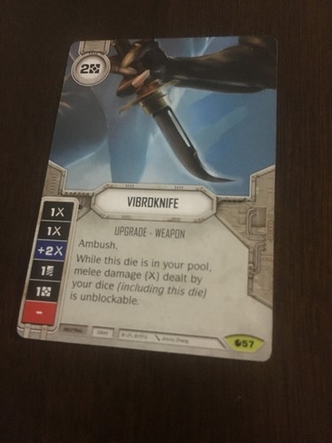 Star Wars Destiny Spirit of the Rebellion - Rare – VIBROKNIFE Dice ...
