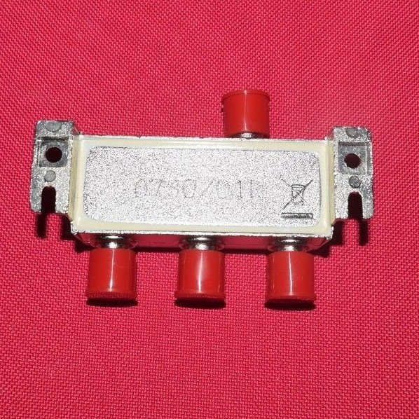 Tratec EcoLine+ ES-03+ 3-way splitter F-connector 5-1000 MHz 3x 6,2 dB ...