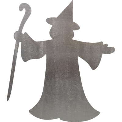 Wizard Steel Cut Out Metal Art Decoration | eBay