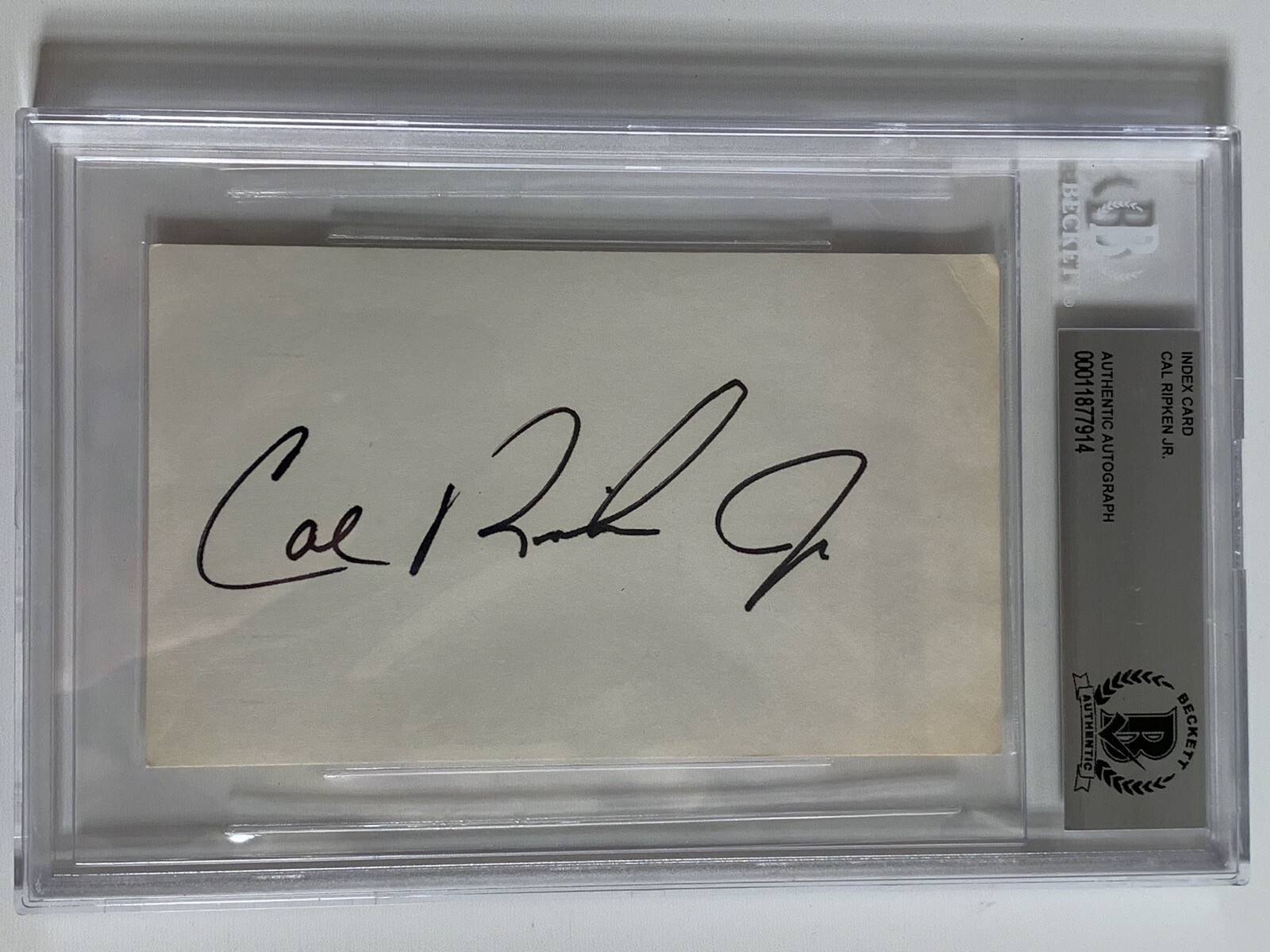 Cal Ripken Jr. Autographed Memorabilia | Signed Photo, Jersey ...