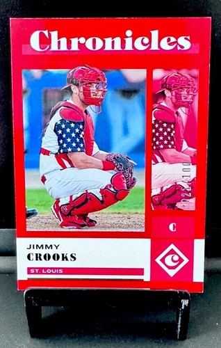 JIMMY CROOKS 2023 Panini Chronicles /100 RED PARRALLEL SP RC #20 ...