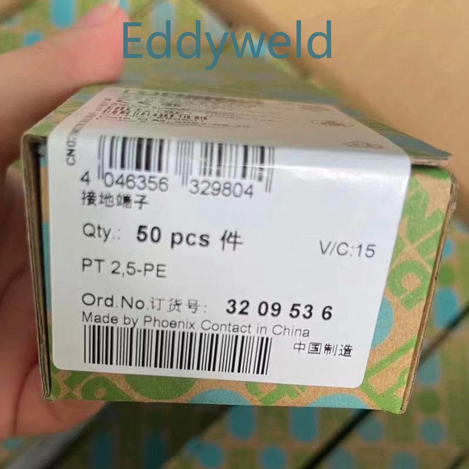 50PC NEW Phoenix Contact PT2.5-PE 3209536 Grounding Terminal Block Fast ...