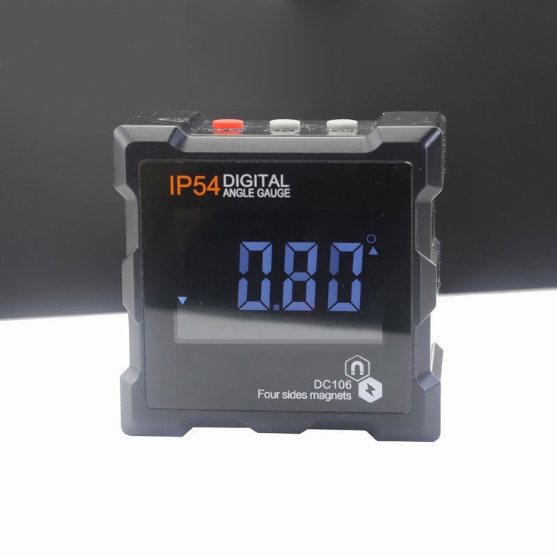 IP54 Goniometer Digital Angle Ruler 4 Sides Magnetic Protractor Angle ...