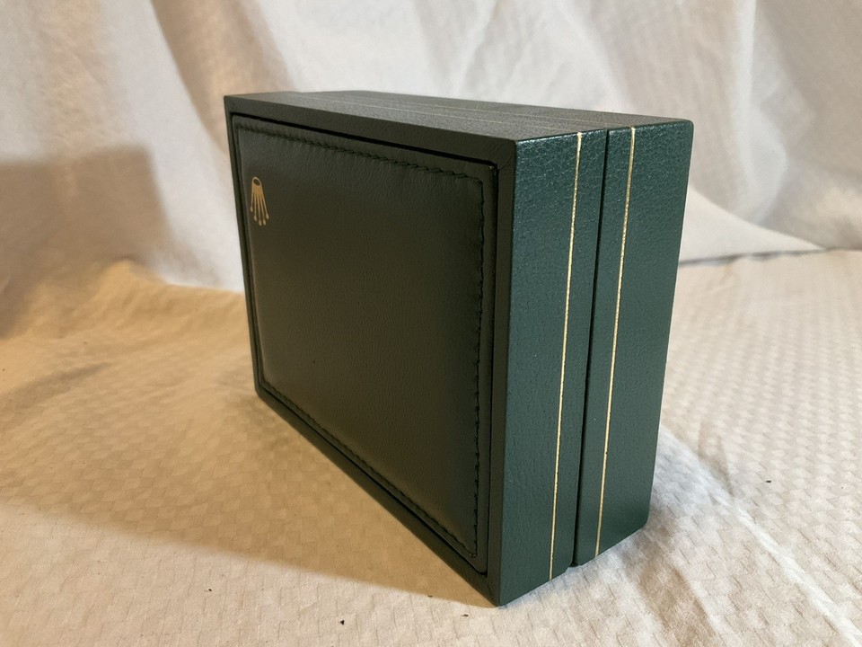 ROLEX vintage green watch box 12.00.71 | eBay