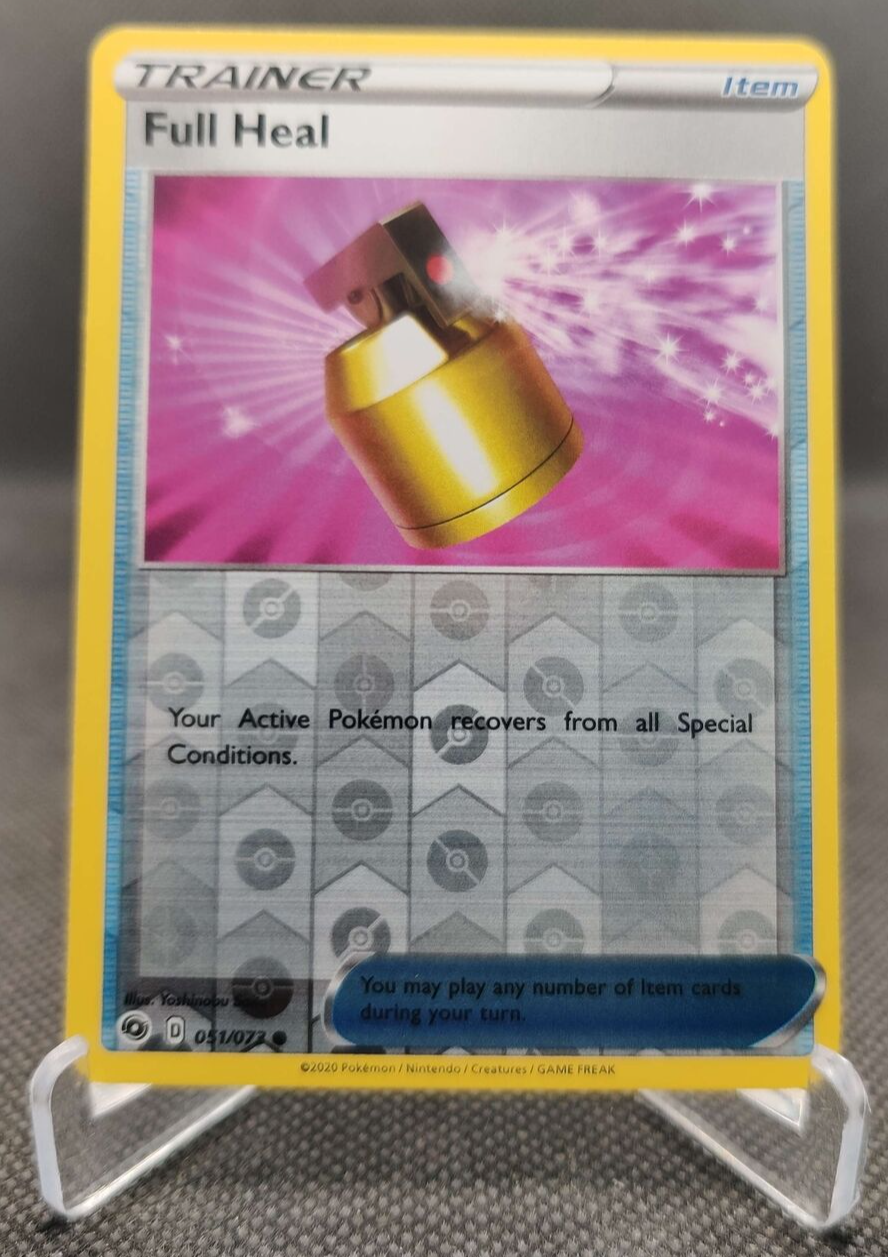 Pokemon TCG Full Heal 051/073 Reverse Holo Uncommon Champion's Path ...