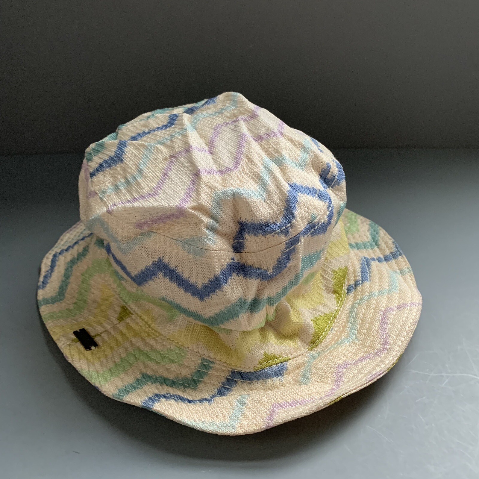 Missoni Mare Pastel Zig-Zag Woven Bucket Hat WOMENS Medium Celebrity Rare Italy | eBay