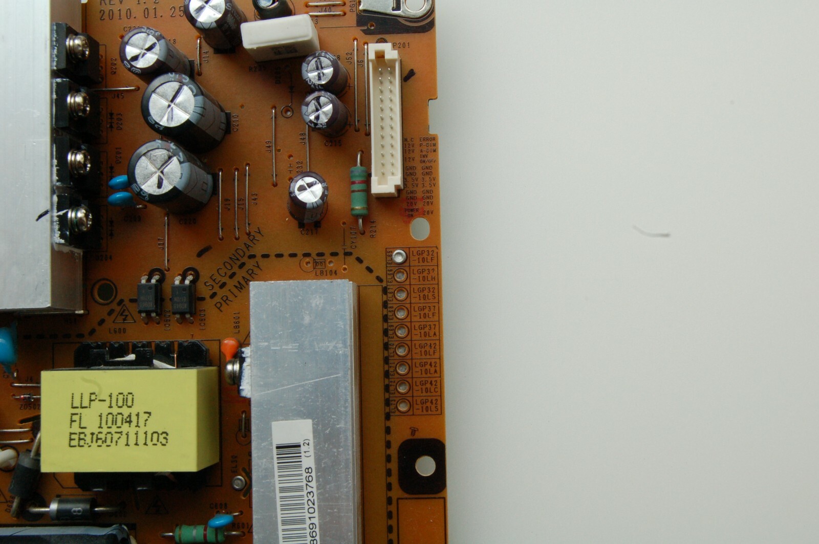 LG 42ld450 LCD TV Power Supply Board W/180 Day Guarantee for sale ...