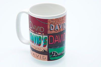 DAVID Coffee Mug / Cup - photos of real name signs | eBay