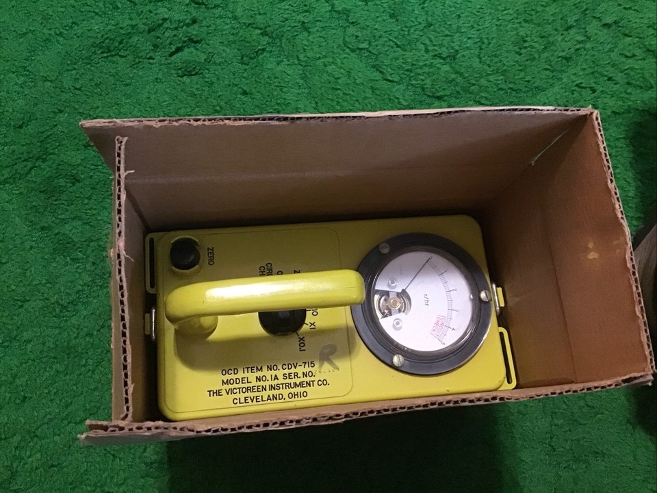 Victoreen Radiological Survey Meter OCD CDV-715 Model 1A Geiger Counter ...