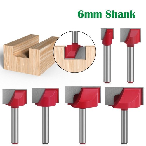 Cutter 6mm Shank Router Bits Woodworking Tools Cleaning Bottom Bit Wood ...