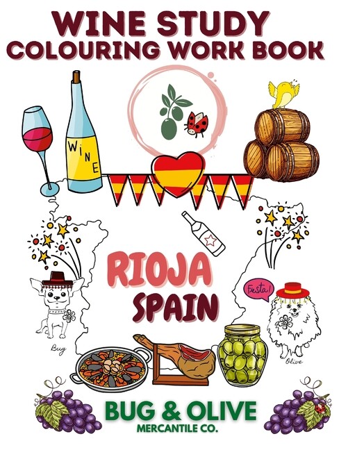 Bug+%26+Olive+Rioja+Spain+Colouring+Book+by+Emelia+Winnig+%282021%2C ...