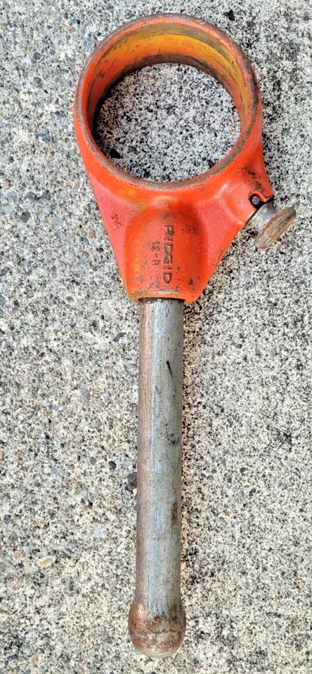 RIDGID 12-R T2 Pipe Threader Ratchet Head & Handle TOOL | eBay