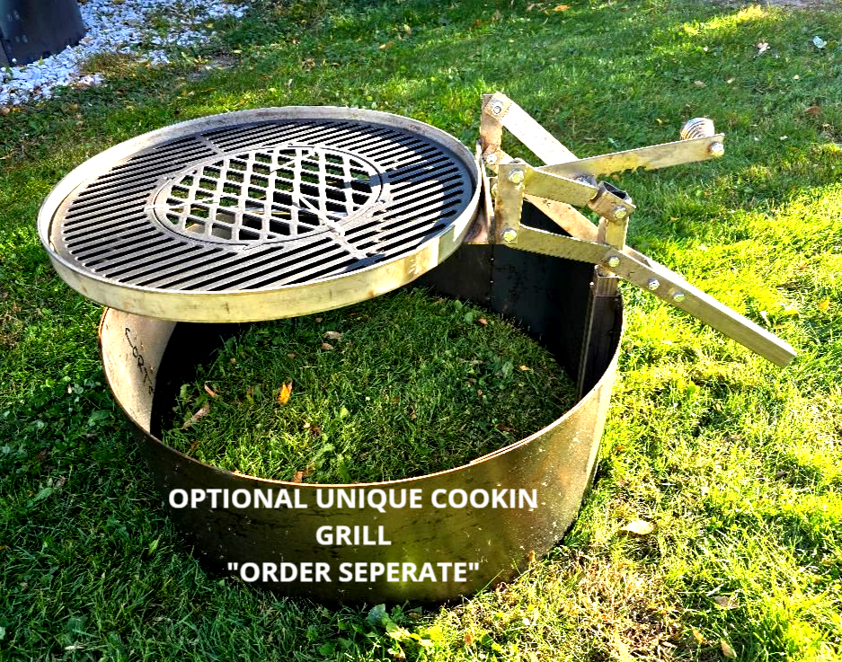 Corten Steel Fire Pit Campfire Ring 14 Deep x 45" Diameter | eBay