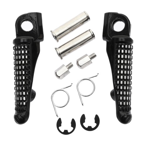 Black Front Footrest Foot Pegs for Kawasaki Z1000 2007-2013，Z750 Z750S ...