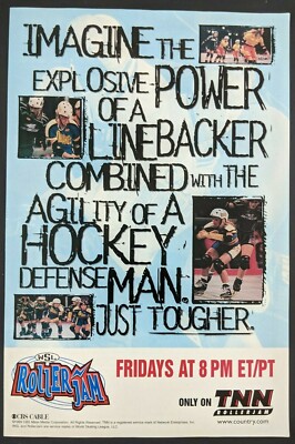 WSL RollerJam Print Ad Poster Art PROMO Official TNN World Skating ...