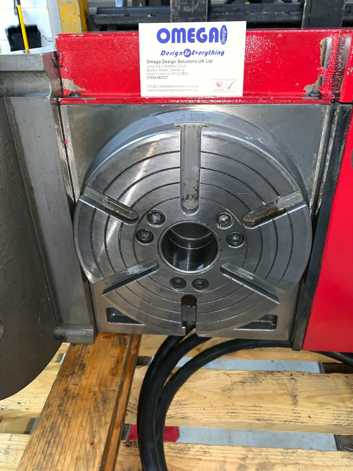 HAAS hrt210 rotary axis with 5 axis mount brushed haas cnc ( plus vat ...