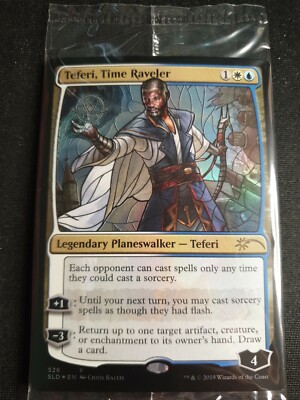 MTG - Foil - Stained Glass - Teferi, Time Raveler - Secret Lair - SLD ...