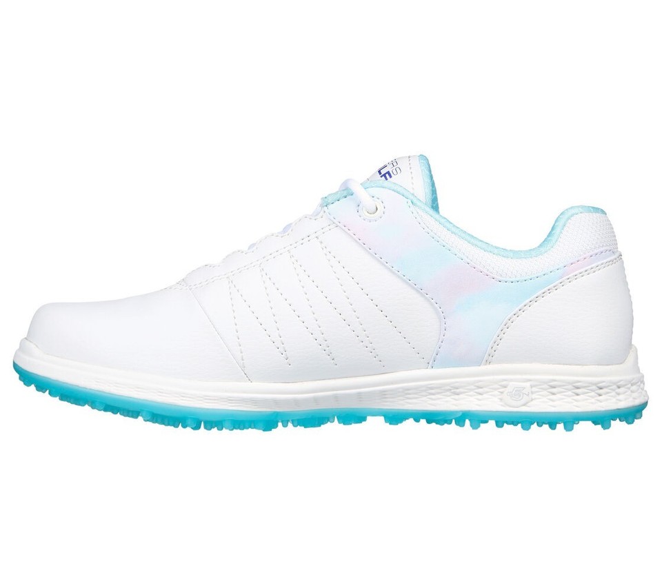 Skechers Go Golf Pivot Splash Water Repellent Women's White Spikeless ...