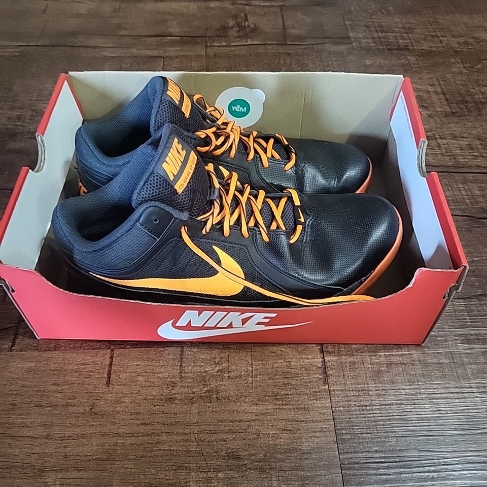 Nike Men's Overplay VIII 637382-021 Orange Basketball Shoes Sz 10 With ...