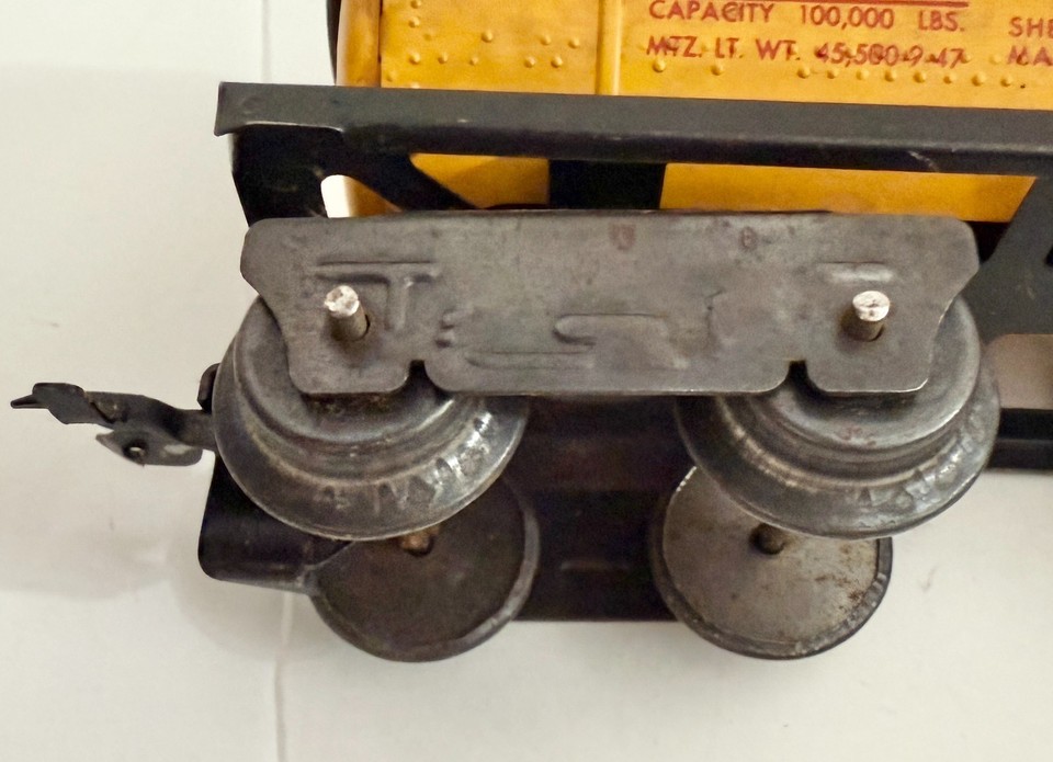 Marx 0/027 S.C.C.X. 652 Shell 8 Wheel Tank Car 3/16 Scale w/Hi-Metal ...