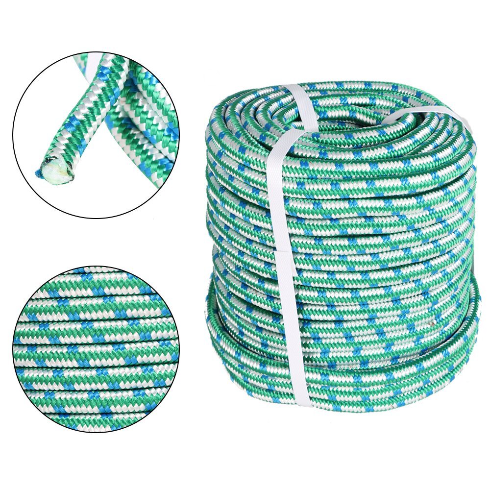 Arborist tree climbing rope 16 strand braided Nylon Core Polyester 1/2 ...