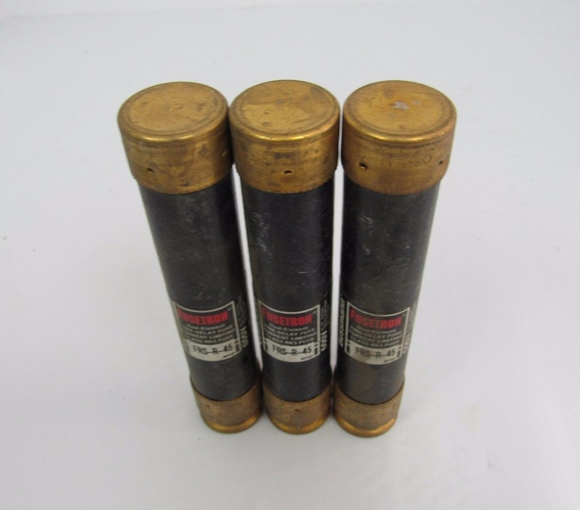 FUSETRON FRS-R-45 45AMP FUSES LOT OF 3 | eBay