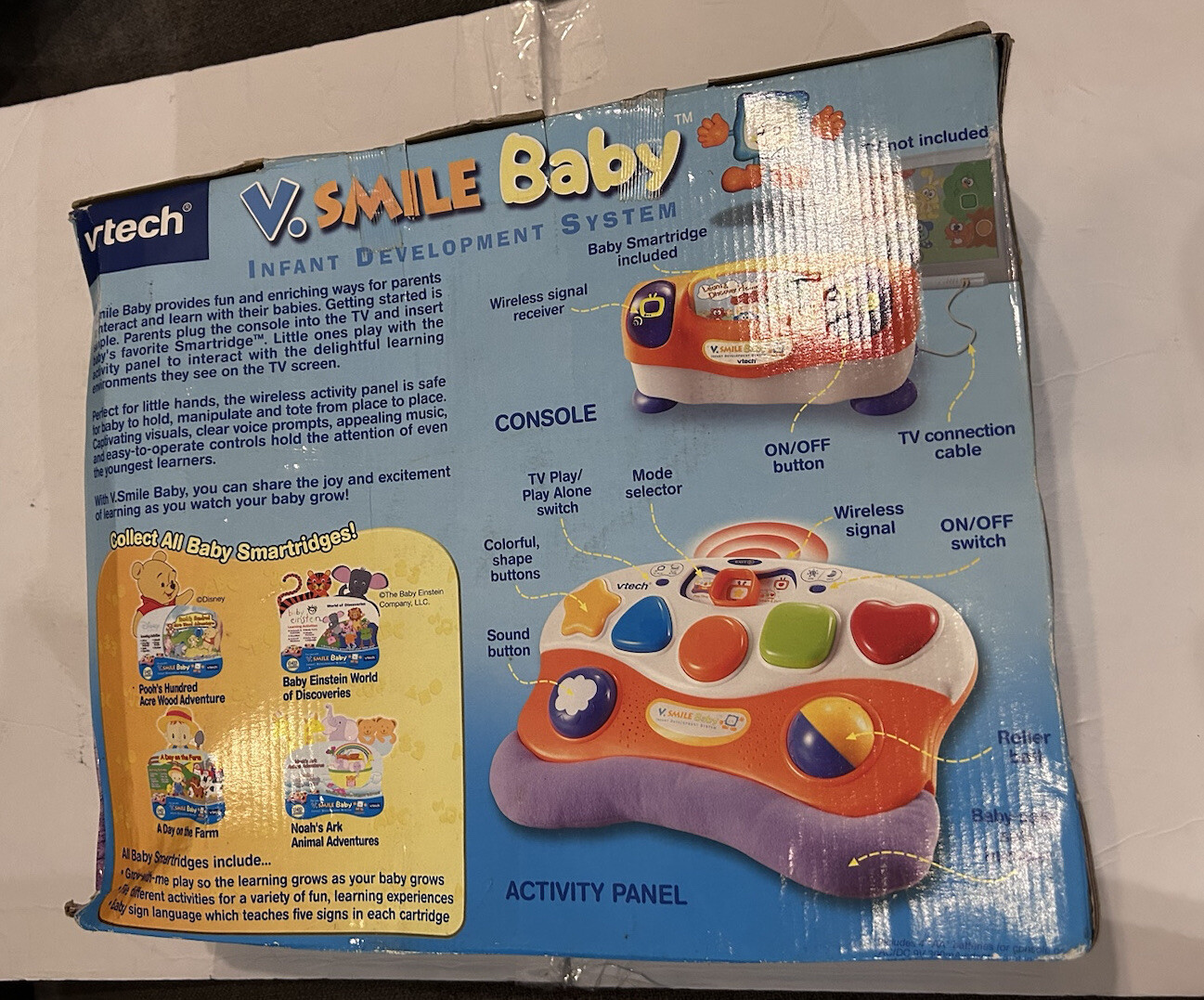 VTech V.smile Baby Infant Development System 1 Game a for sale online ...