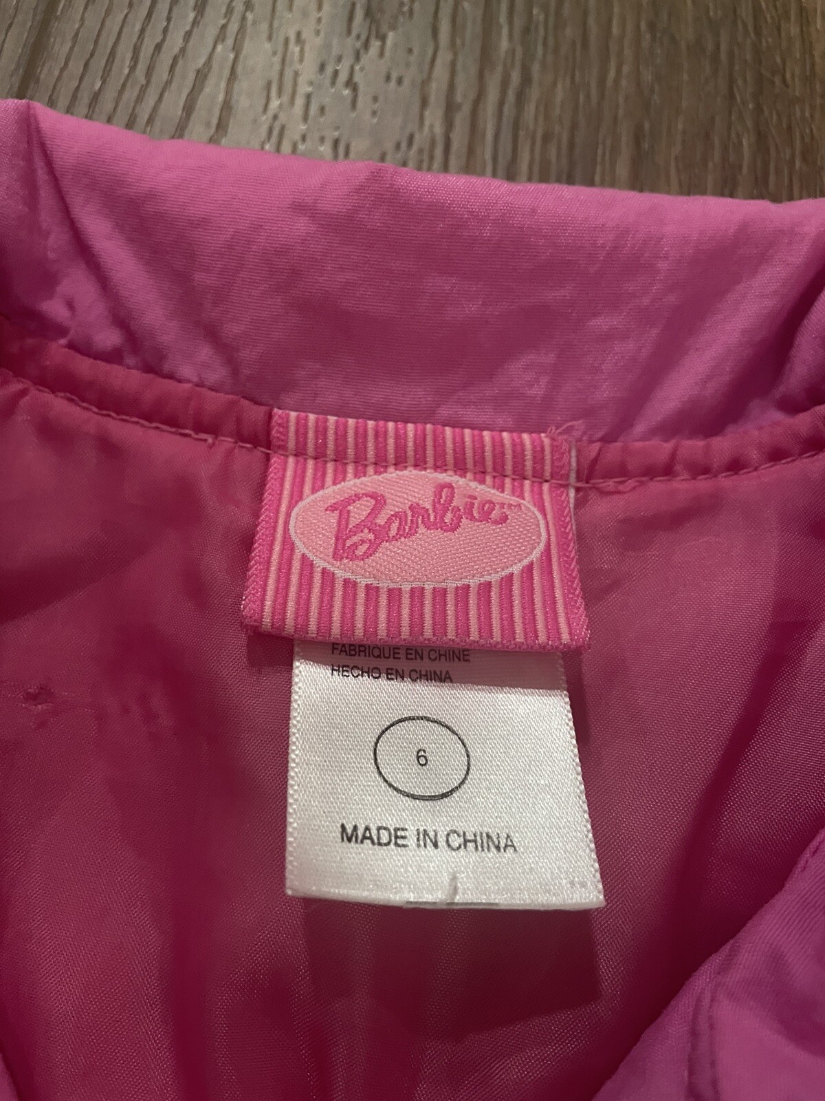 Vintage Barbie Motorcycle Pink Girls Jacket Barbie Si… - Gem