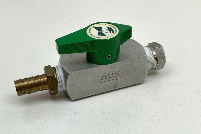 Nupro SS-8P6T4 Threaded Plug Valve 1/2” Female NPT, 3000PSI, Stainless ...
