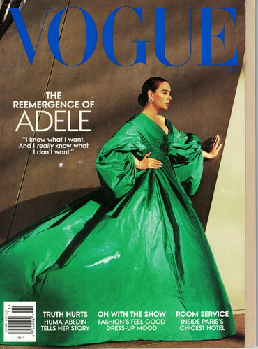 VOGUE US Magazine Novembre 2021 ADELE Bella Hadid EDDIE REDMAYNE Anok ...