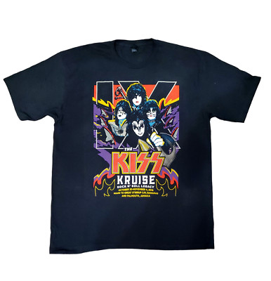 kizz t shirt vintage KIZZ kruise Mens size XL, black kizz graphic print ...
