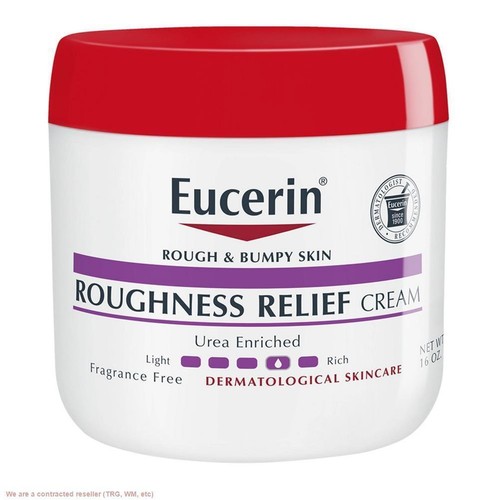 Eucerin Roughness Relief Cream Fragrance Free Body Cream for Dry Skin ...