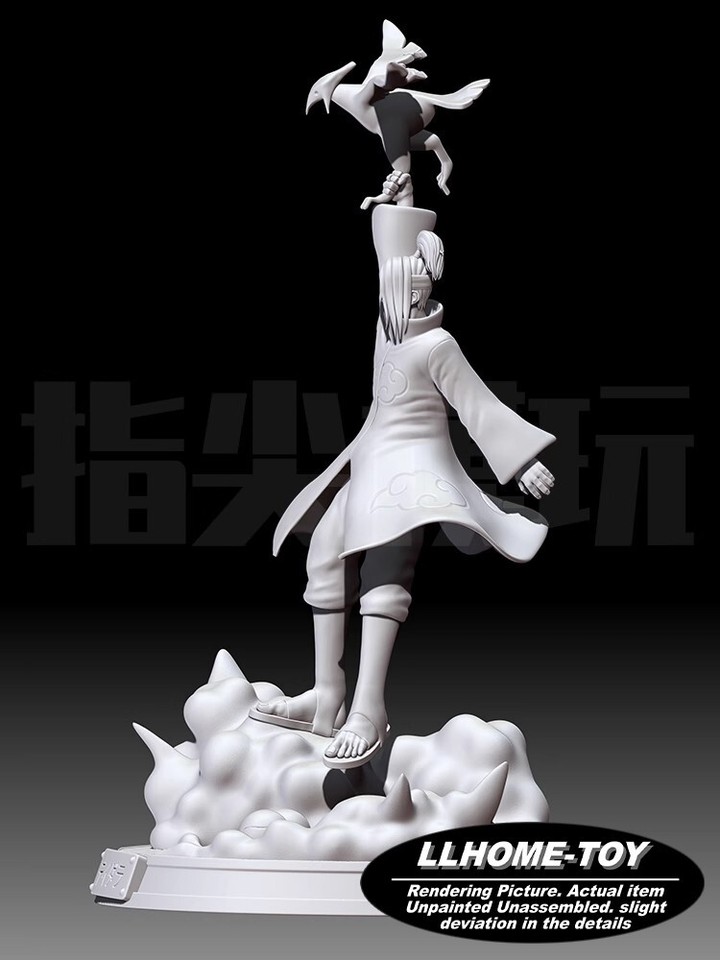 Anime Ninja Deidara Hokage Hold the bird fly Resin 3D Print GK Kit ...
