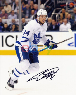 AUSTON MATTHEWS SIGNED AUTOGRAPH 8X10 PHOTO TORONTO MAPLE LEAFS reprint ...