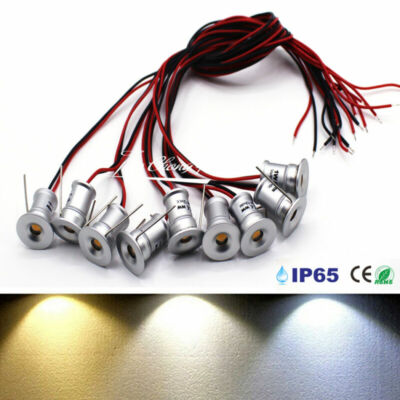 1W Mini LED Cabinet Downlight Recessed Spot light Ceiling Lamp DC12V/3V ...
