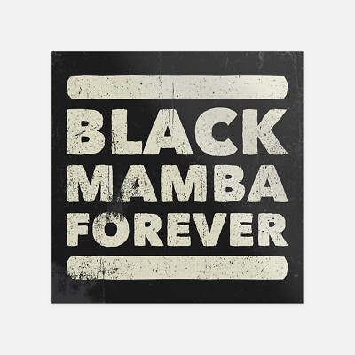 Koby Bryant Black Mamba Forever Grunge Vinyl Sticker Decal | eBay