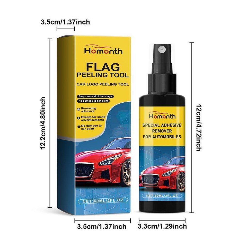 Sticky Residue Remover Car Window Glue Remover Cleaning Agent A5U7 60ml ...