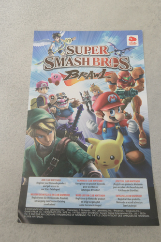POINTS VIP non grattés - SUPER SMASH BROS BRAWL - Nintendo Wii | eBay