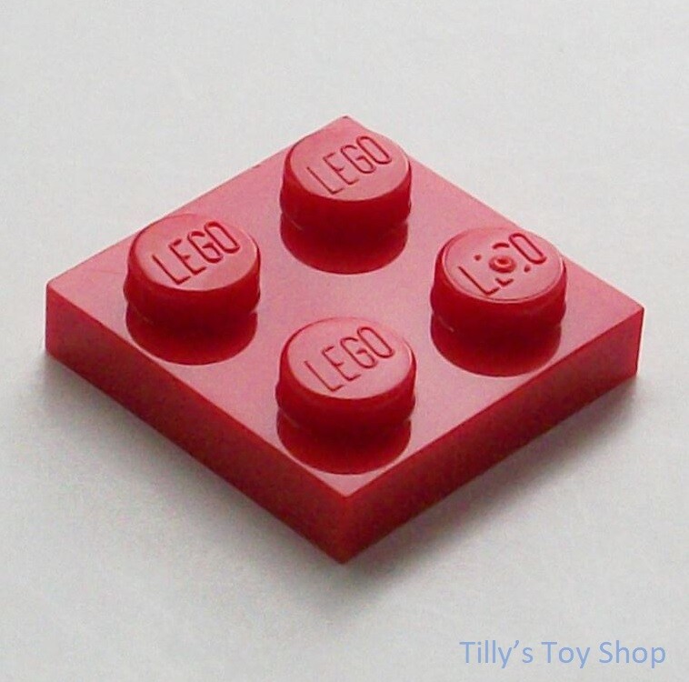 Lego - 2x2 Stud Thin Tile Plate Bricks - ID 3022 - Pick Colour & Pack ...