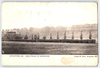 George W. Jones Midshipmen, Annapolis, Maryland (1909) RPPC - Antique ...