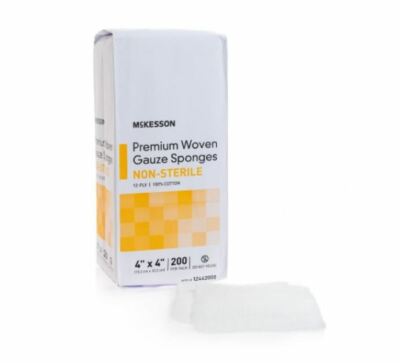 Gauze Sponge Medi-Pak Performance Plus Cotton 12-Ply 4 X 4'' NonSterile ...