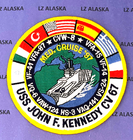 US NAVY USS JOHN F. KENNEDY CV-67 MED. CRUISE 1997 CVW-8 PATCH N10 | eBay