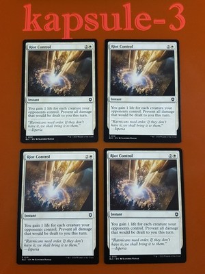 4x Riot Control | Bloomburrow Commander | MTG Magic Cards | eBay