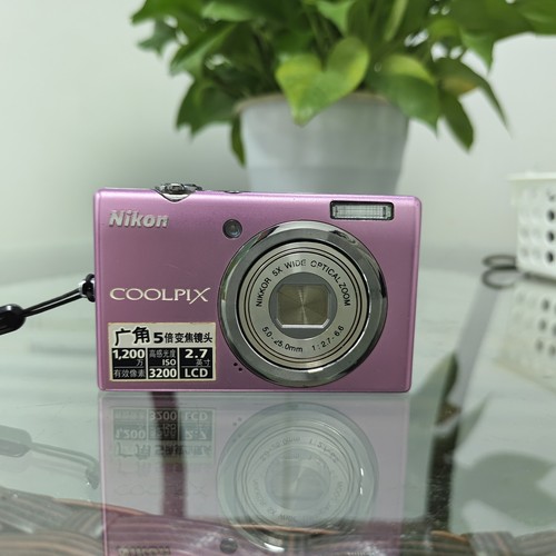 Nikon Coolpix S2500 12MP Digital Camera 4x Optical Zoom Pink English ...